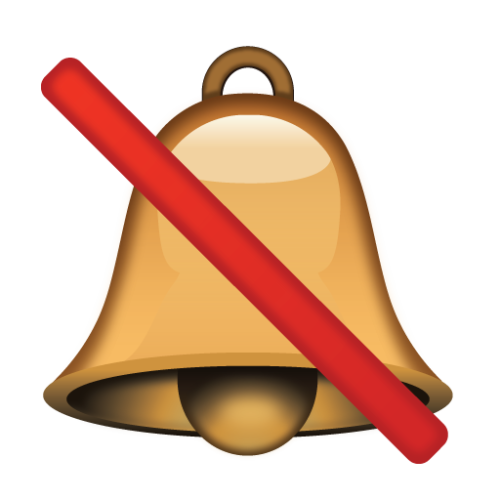 Bell-with-Cancellation-Stroke – Dreamemoji